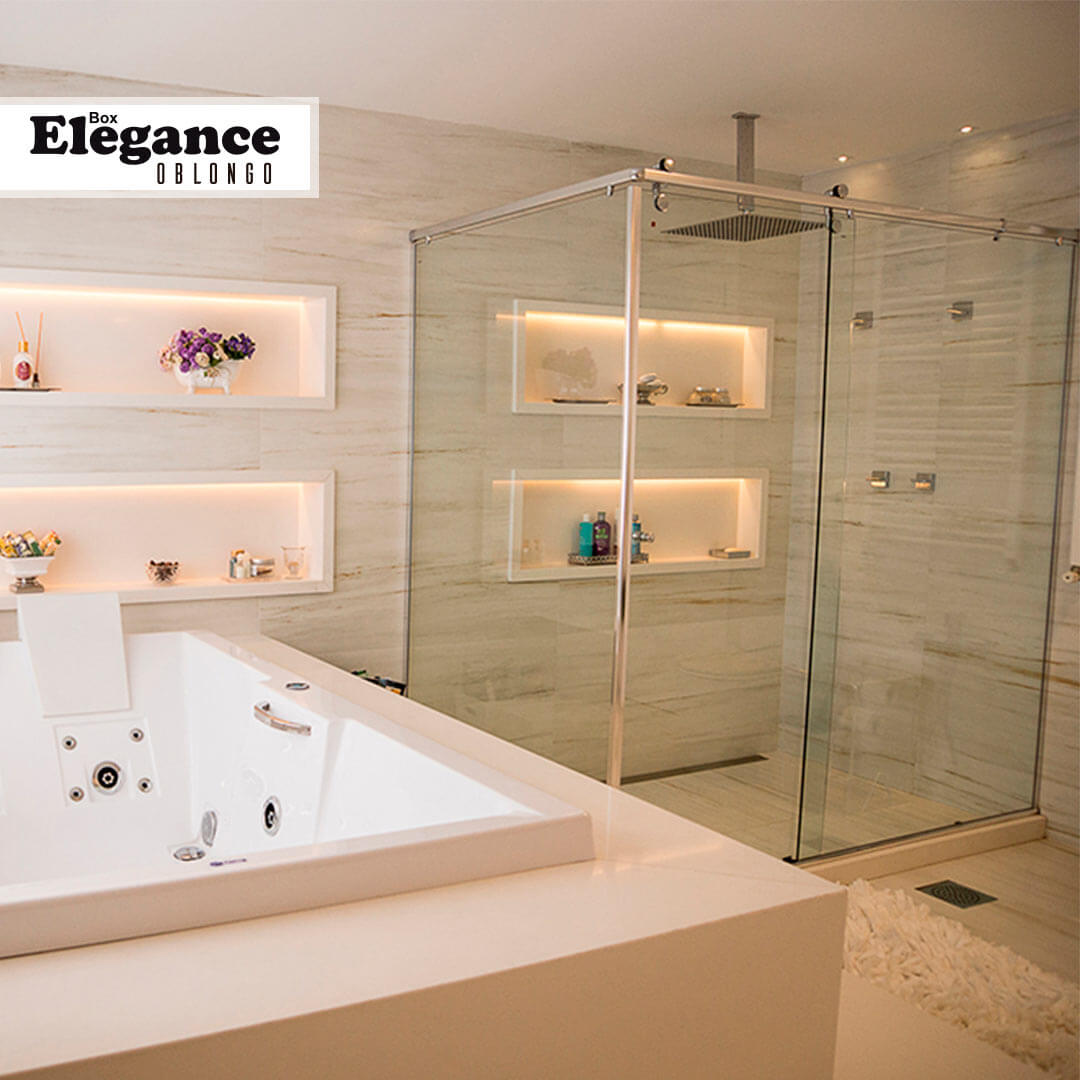 Box Elegance Tubo Oblongo | Ideia Glass