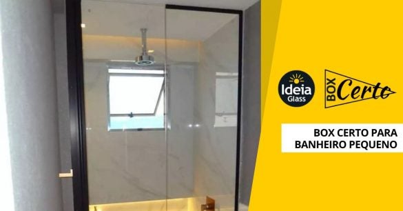 Box Certo para banheiro pequeno