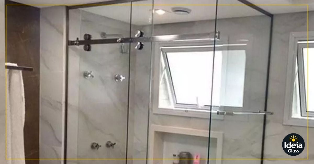 Solução de Box de Banheiro até o teto