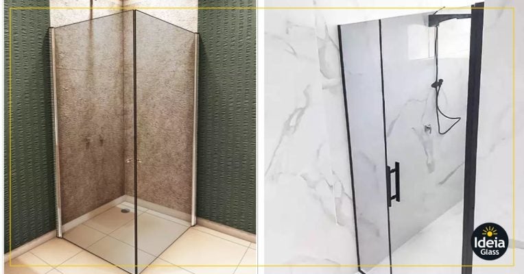 Integrando um Box de Banheiro com Porta de Abrir no Seu Espaço: Portas ...