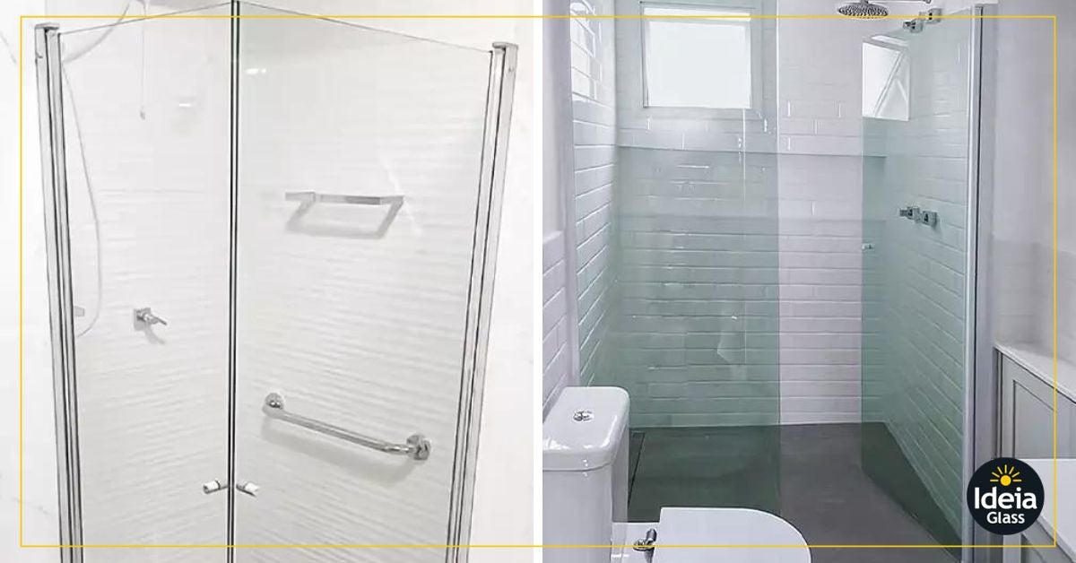 Vantagens Estilísticas do Box de Banheiro com Porta de Abrir: portas ...