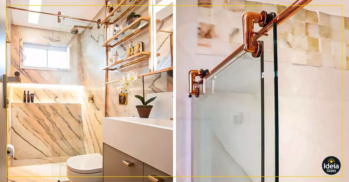 Kit Elegance: A Solução Completa para um Banheiro Moderno | Ideia Glass